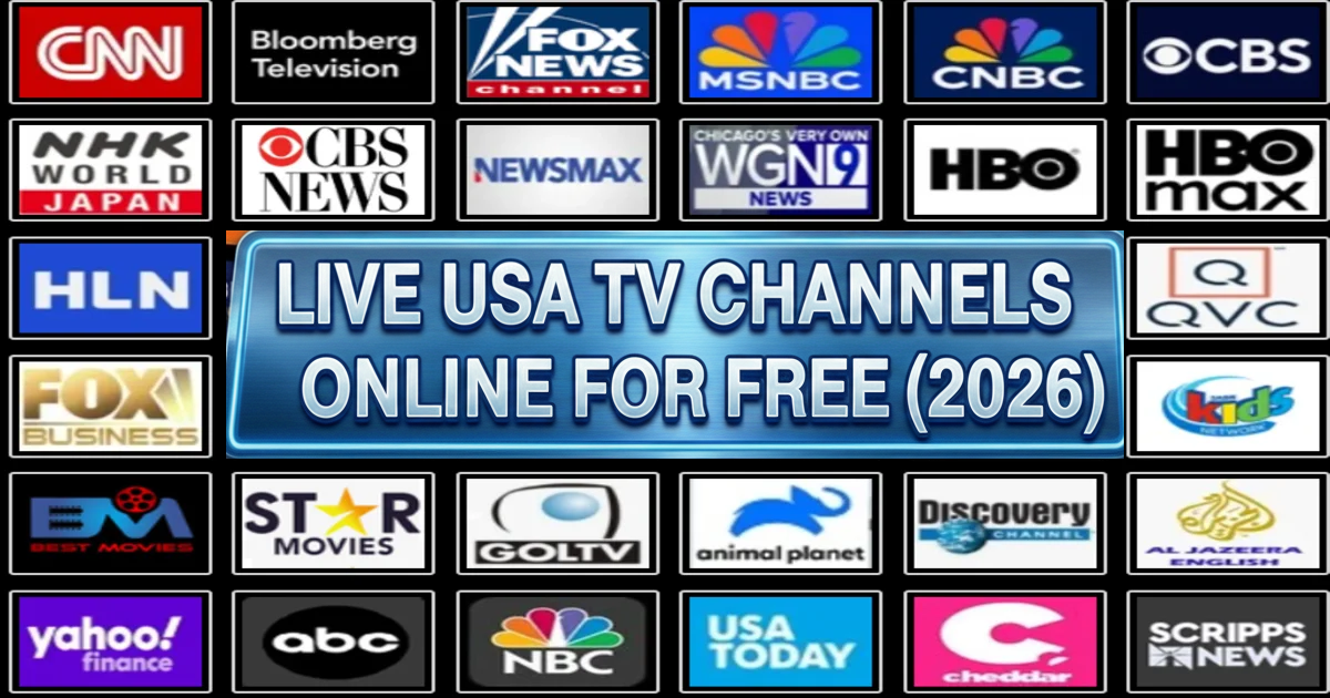 USA TV Channels Live - Watch CNN, Fox News, HBO, ESPN Free (2026)